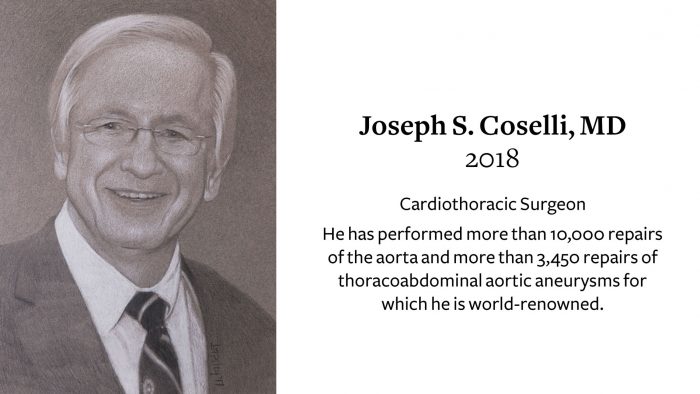 Dr. Joseph S. Coselli receives 2018 Ray C. Fish Award | Texas Heart ...