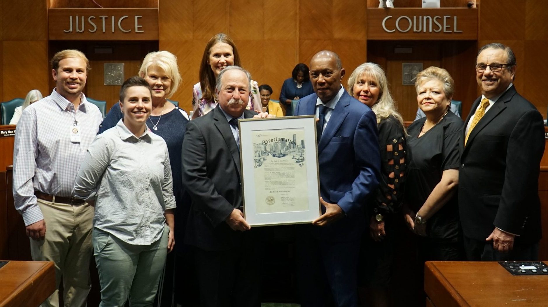 THI Celebrates “Dr. Neil E. Strickman Day” with Houston’s Mayor ...