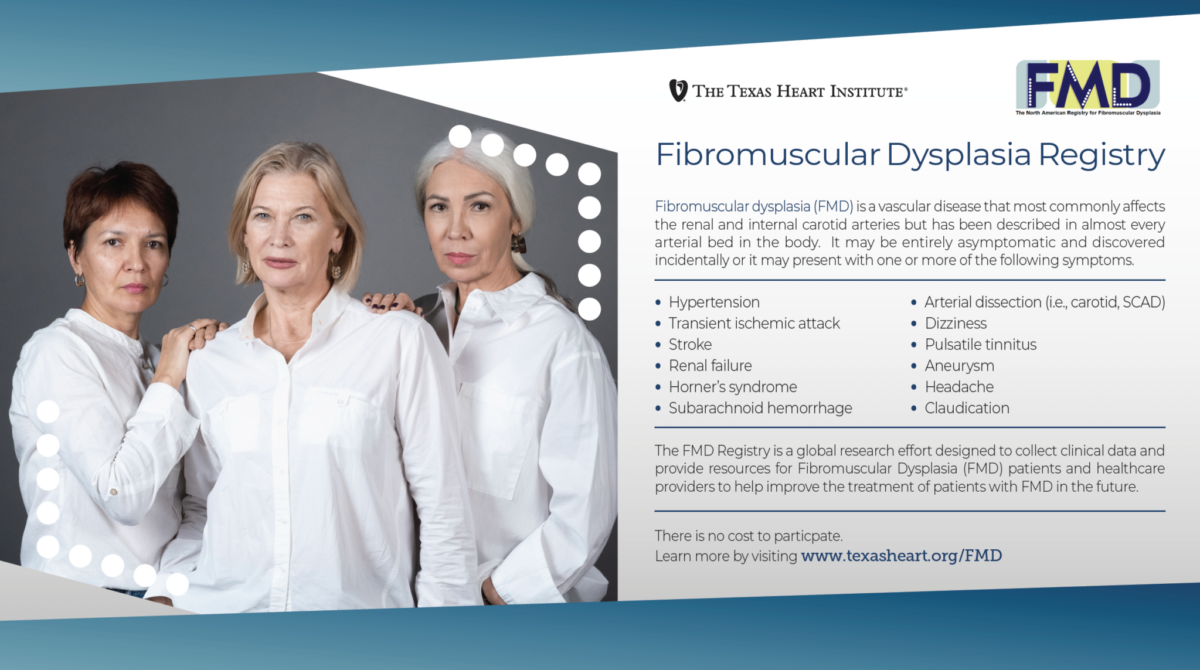 Fibromuscular Dysplasia (FMD): The Rare Disease That Isn’t | The Texas ...