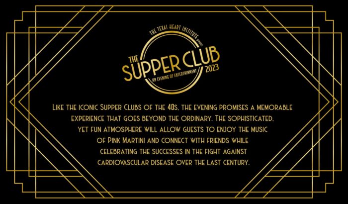 Supper Club | The Texas Heart Institute®