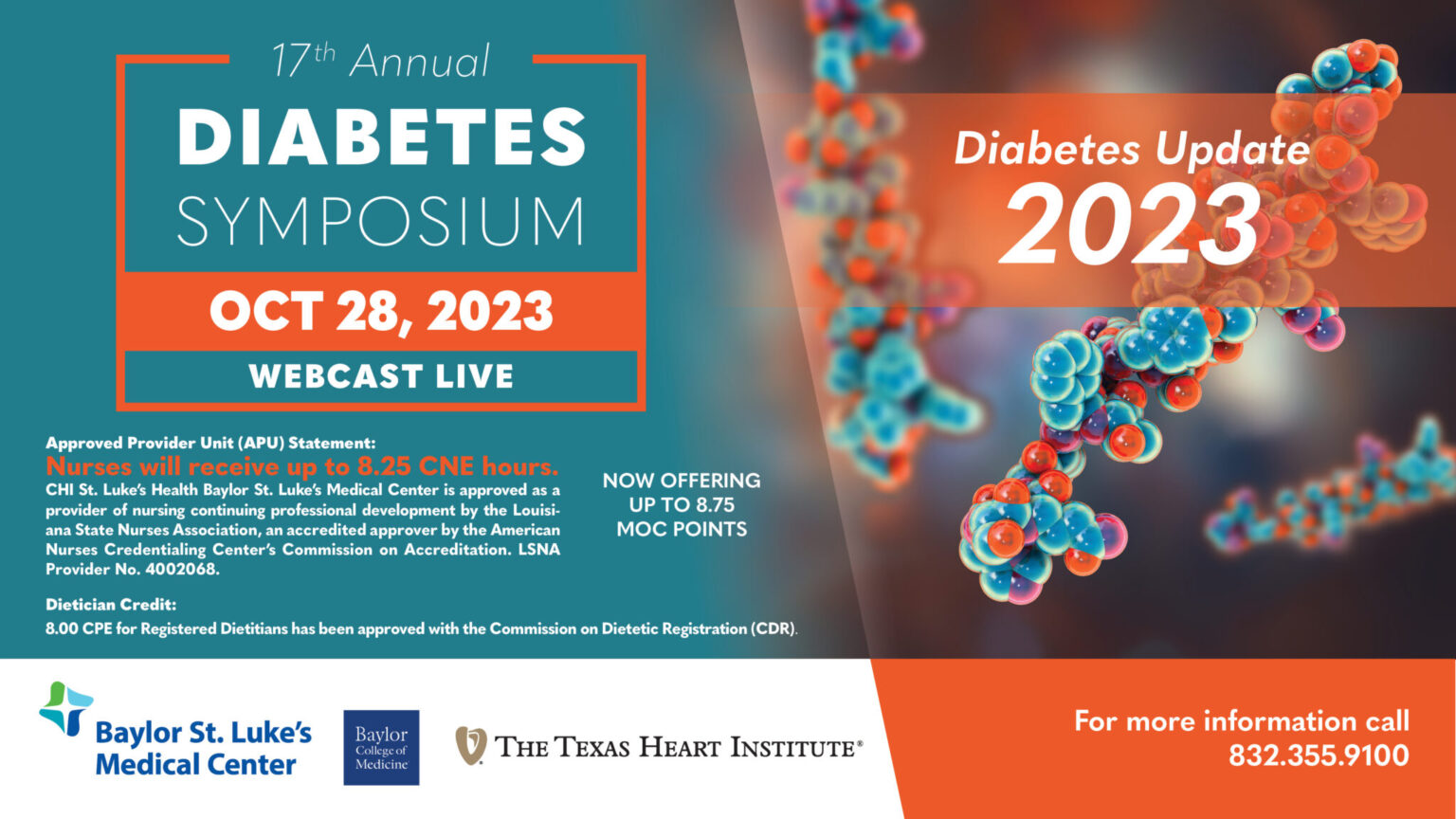 17th Annual Diabetes Symposium: Diabetes Update 2023 | The Texas Heart ...