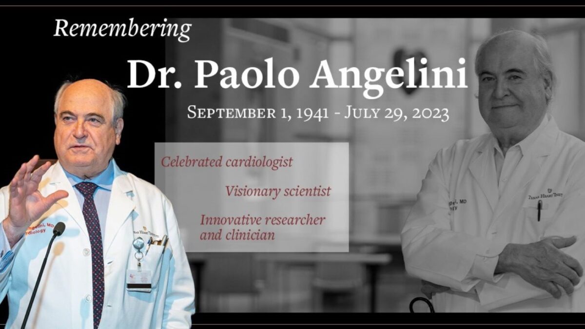 Remembering Dr. Paolo Angelini | The Texas Heart Institute®