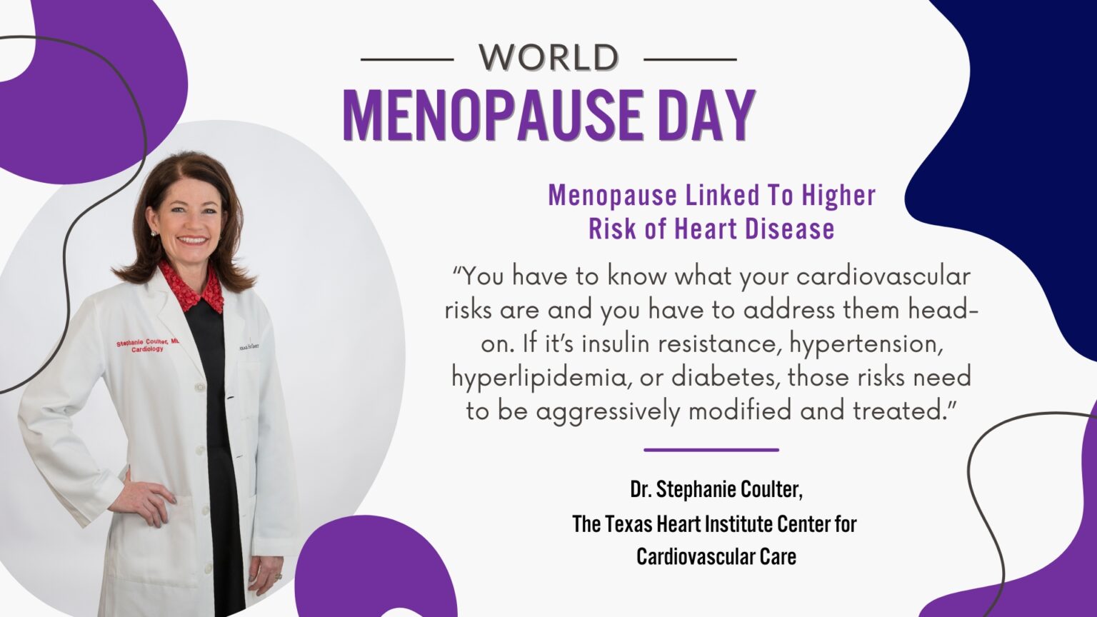 World Menopause Day | The Texas Heart Institute®