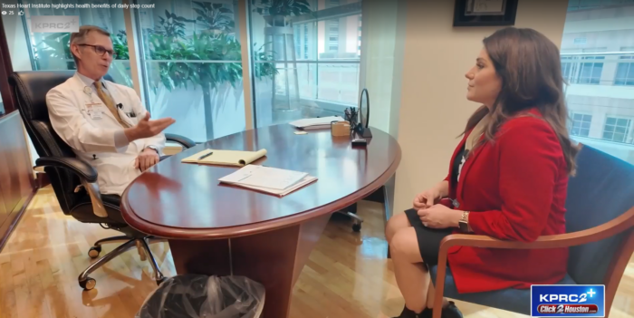 Dr. Rogers Talks Step Counts to Better Health with KPRC Health Reporter ...