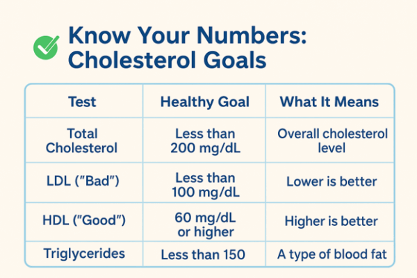 Cholesterol Education: What Do Your Numbers Means | The Texas Heart ...
