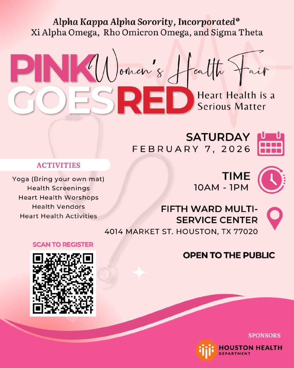 Pink Goes Red Women's Health Fair | The Texas Heart Institute®