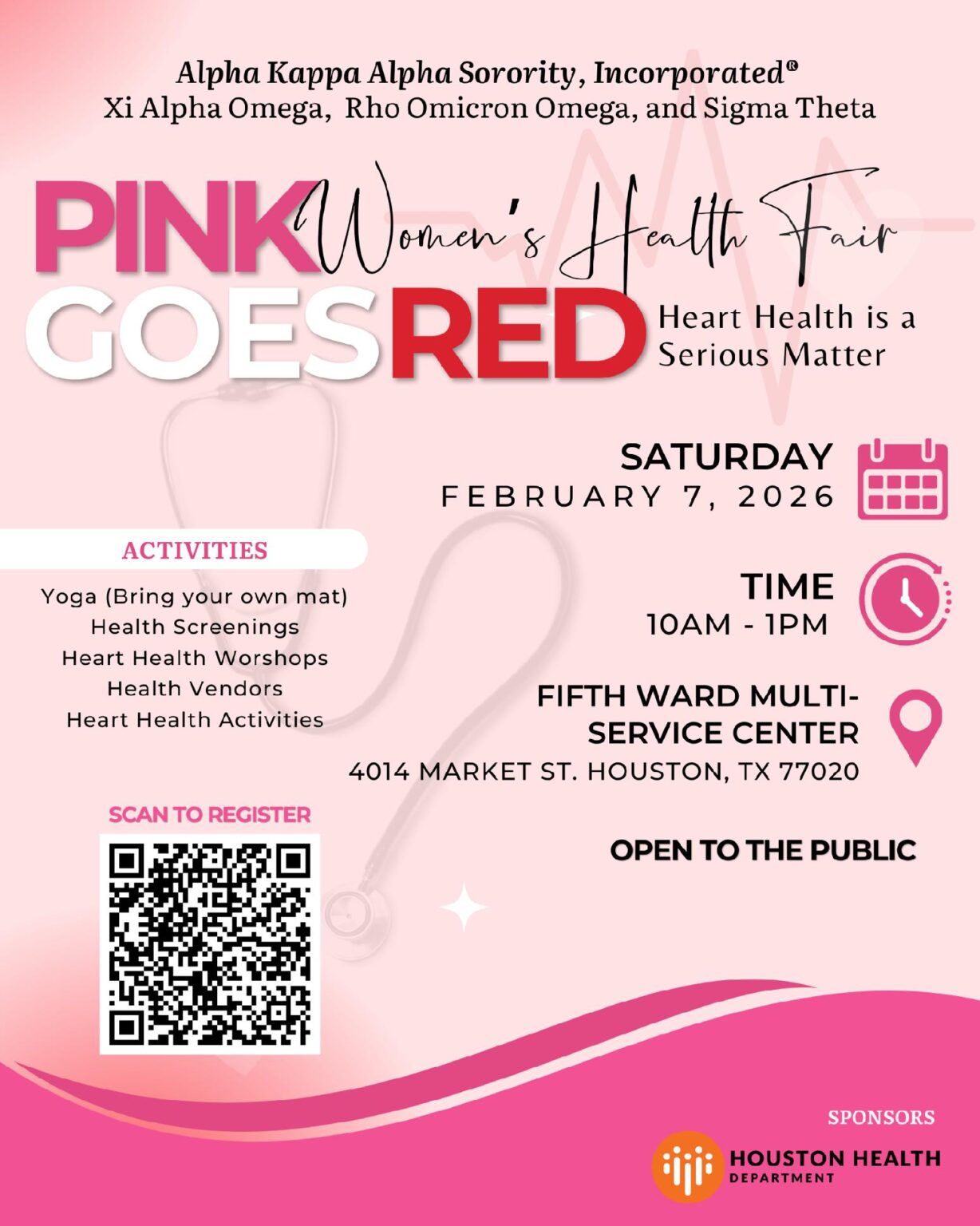 Pink Goes Red Women's Health Fair | The Texas Heart Institute®